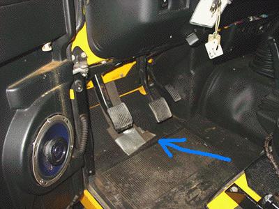 ECR Defender footwell trims